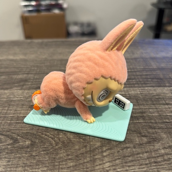 Other | Authentic Labubu Lazy Yoga Orange | Poshmark